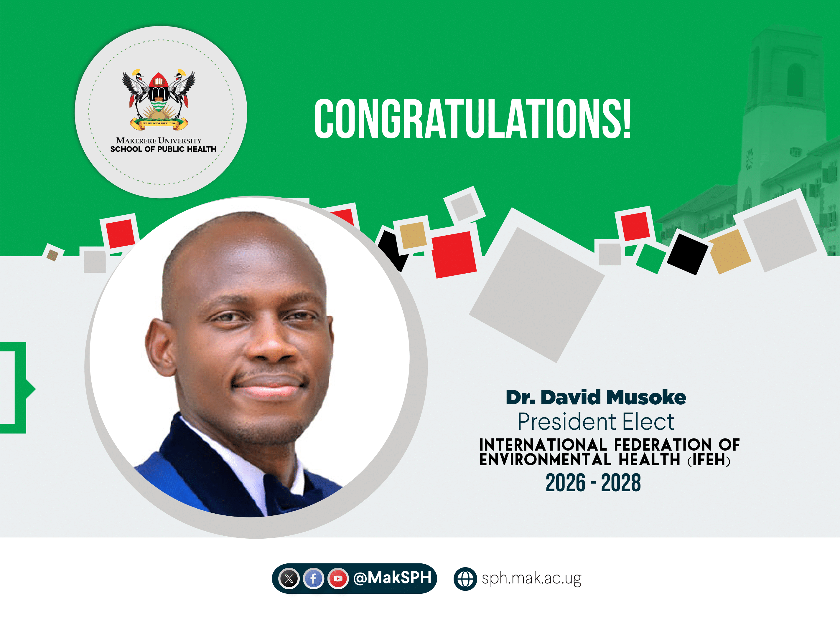 Dr David Musoke Elected President of International Federation of ...